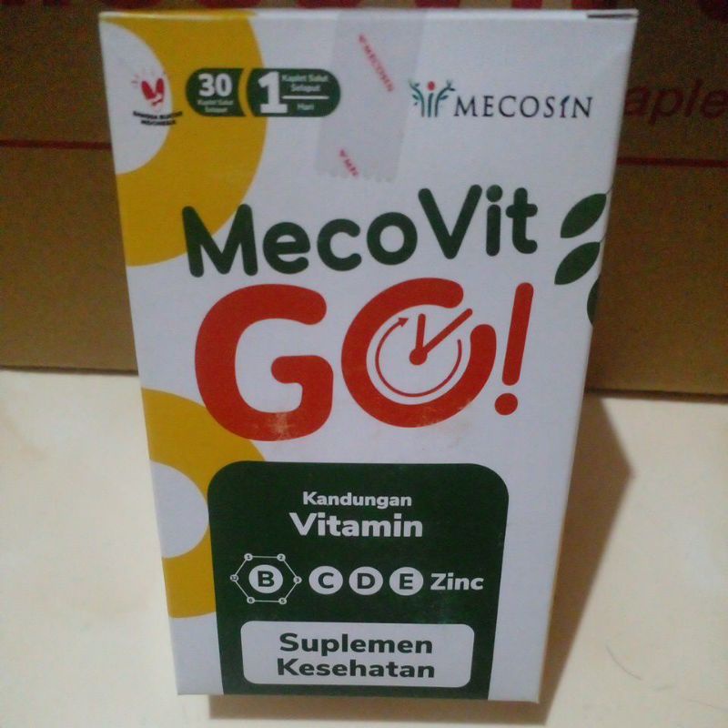 Jual MecoVit GO isi 30 kaplet | Shopee Indonesia
