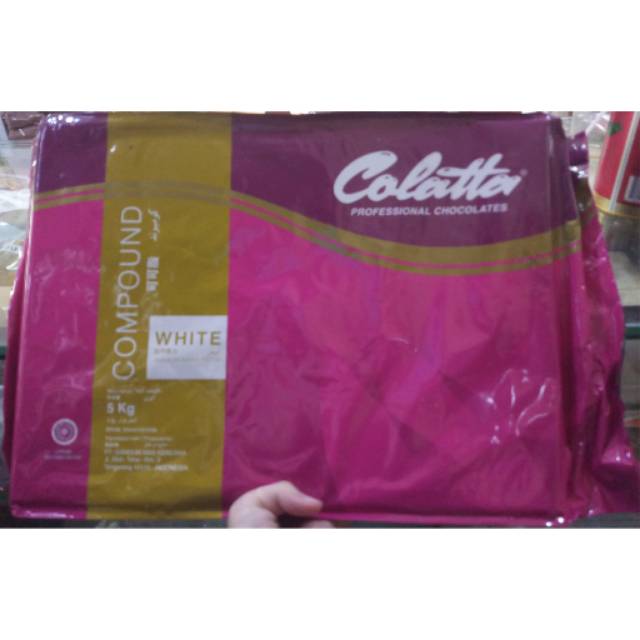 Jual COKLAT BATANG COLATTA WHITE 5 KG / CHOCOLATE COMPOUND COKELAT ...