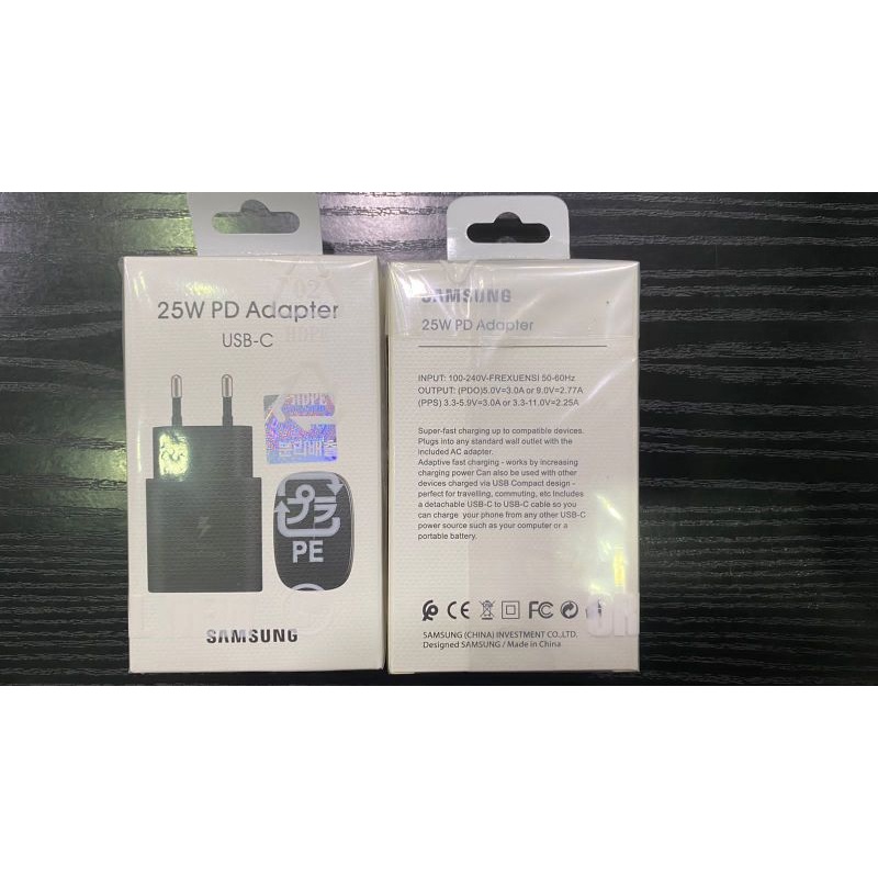 Jual Charger Samsung 25 Watt / 25w PD Adapter Super Fast Charging USB C ...