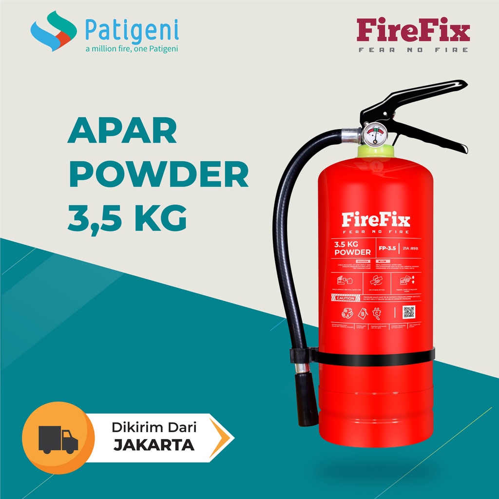 Jual Alat Pemadam Api Ringan Powder 3.5Kg FireFix | Shopee Indonesia