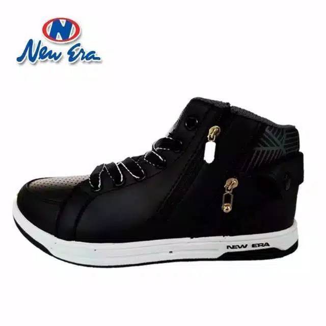 Jual Sepatu new era tuscany hitam putih | Shopee Indonesia