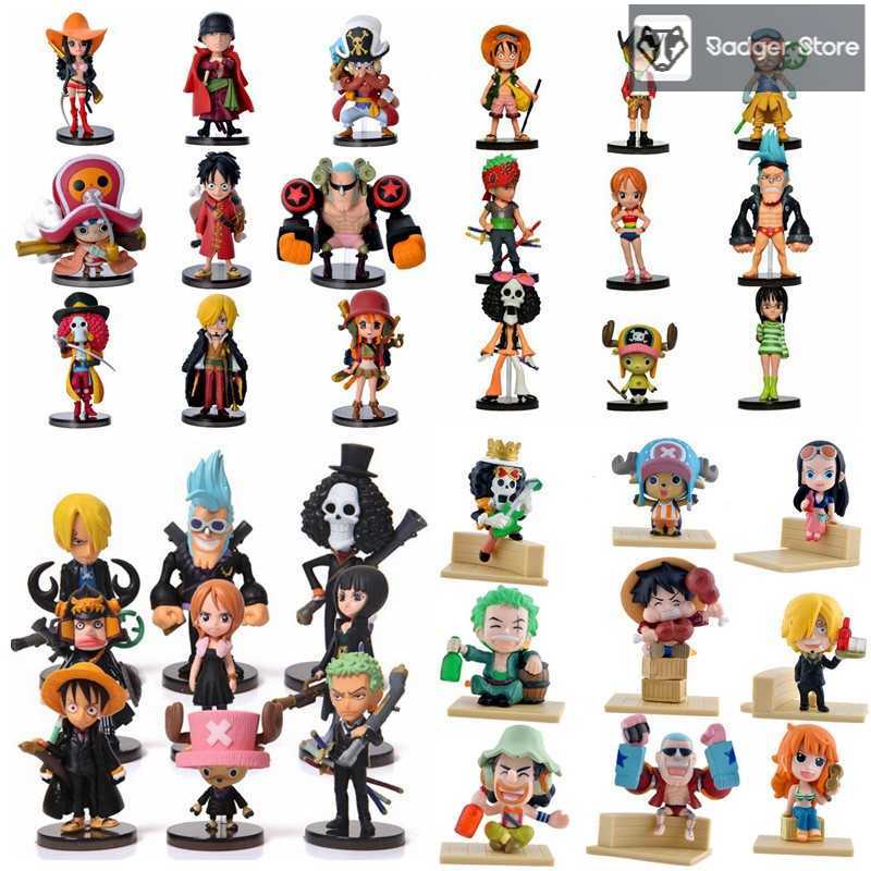 Jual Mainan Figur Tokoh Animasi Action Figure One Piece 9 pcs | Shopee ...