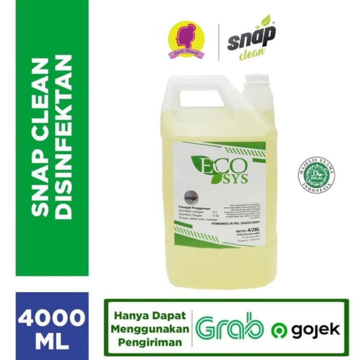 Jual ECOSYS / DESINFEKTAN / SNAP CLEAN | Shopee Indonesia