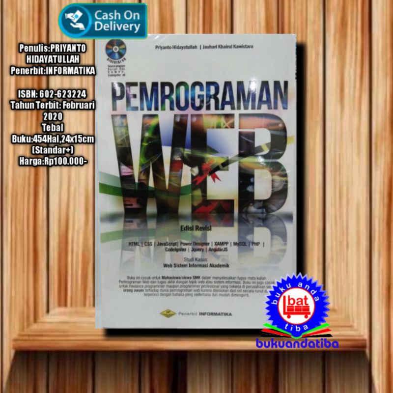 Jual BUKU PILIHAN PEMROGRAMAN WEB TERPOPULER - TEKNIK INFORMATIKA ...