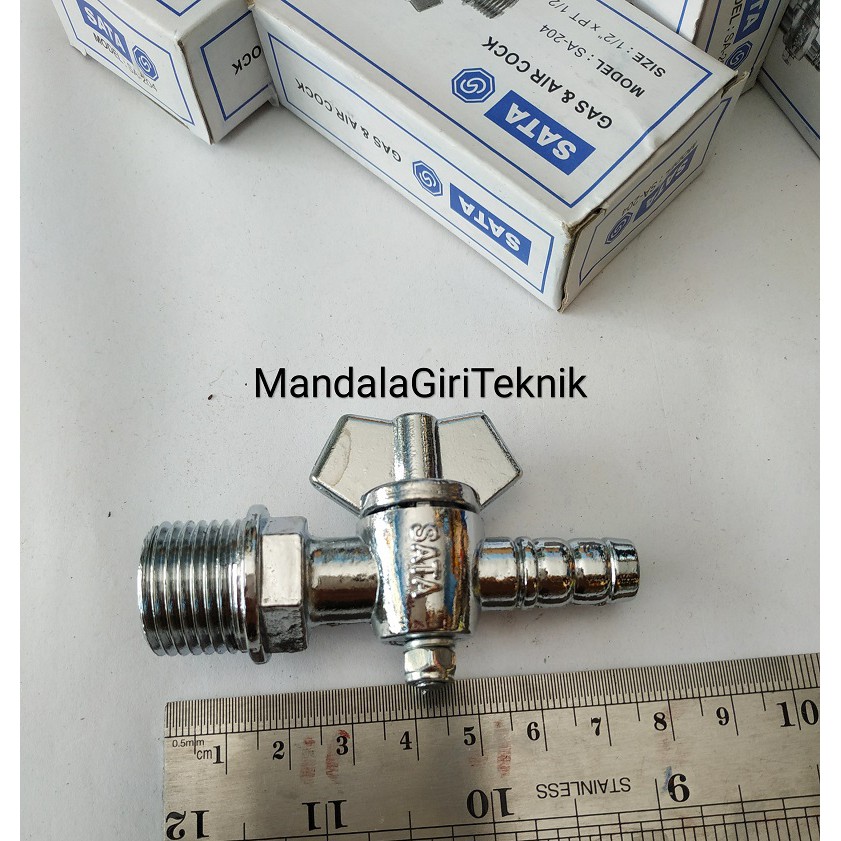 Jual Kran Gas / Udara / Lpg Ukuran 1/2" | Shopee Indonesia
