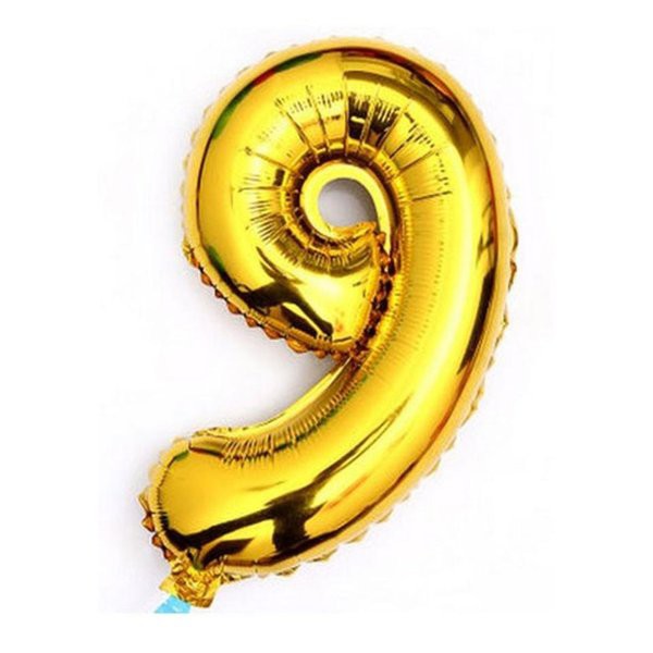 Jual BALON ANGKA GOLD 40CM / BALON FOIL ANGKA 40CM | Shopee Indonesia