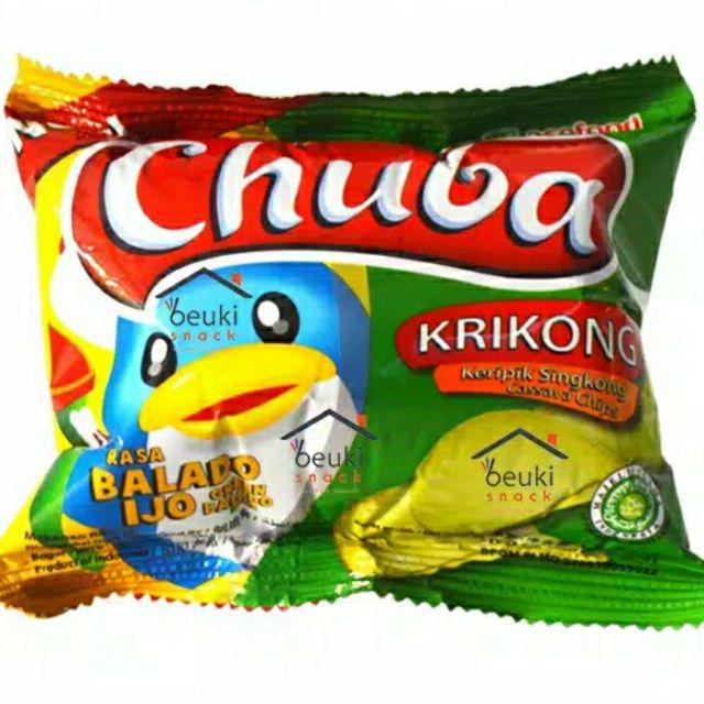 Jual keripik chuba /keripik singkong original 1pack/20pcs | Shopee ...