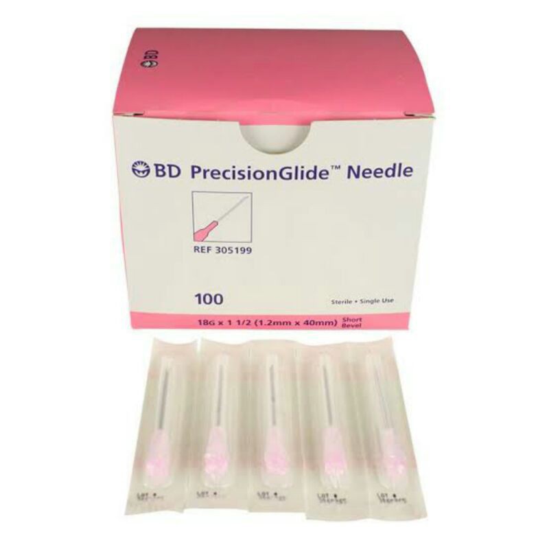 Jual BD PrecisionGlide Needle / Bd Jarum Suntik 23G / 24G / 25G / 30G 100 pcs | Shopee Indonesia