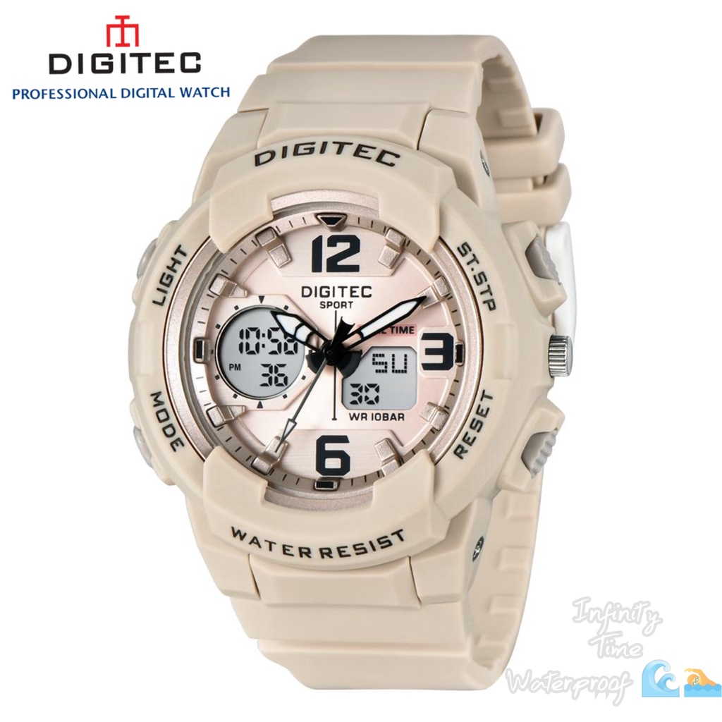 Jual Jam Tangan Cewek Digitec DG4120T 4120 Analog Digital Dualtime ...