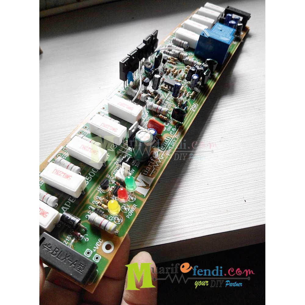 Jual KIT Power Amplifier Ampli APEX B500 B 500 TEF B500TEF V3A 2SC5200 ...