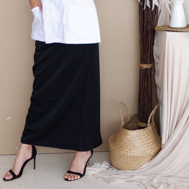 Jual Rok hitam model span/A size S-XXXL kerja/kuliah | Shopee Indonesia