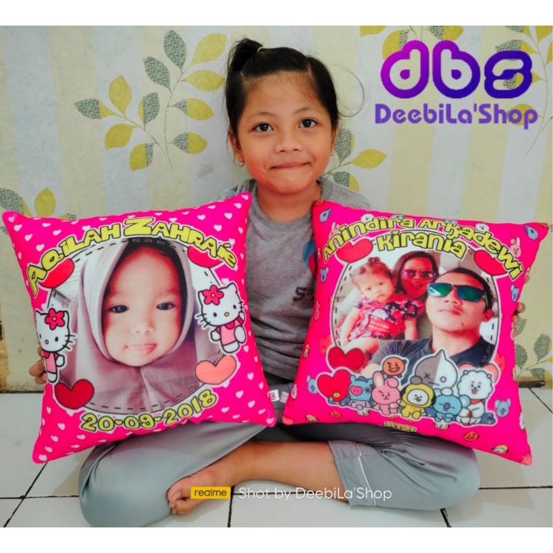 Jual BANTAL FOTO CUSTOM UKURAN 40x40 / BANTAL CUSTOM FOTO / BANTAL FOTO ...