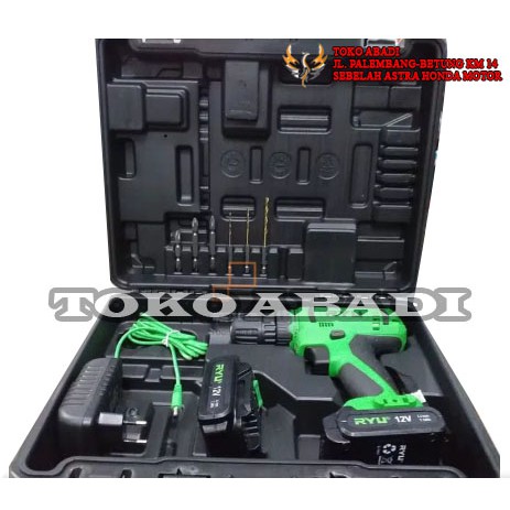 Jual Bor cas bor Cordless 12 volt RYU Tkiro tipe RCD12v | Shopee Indonesia