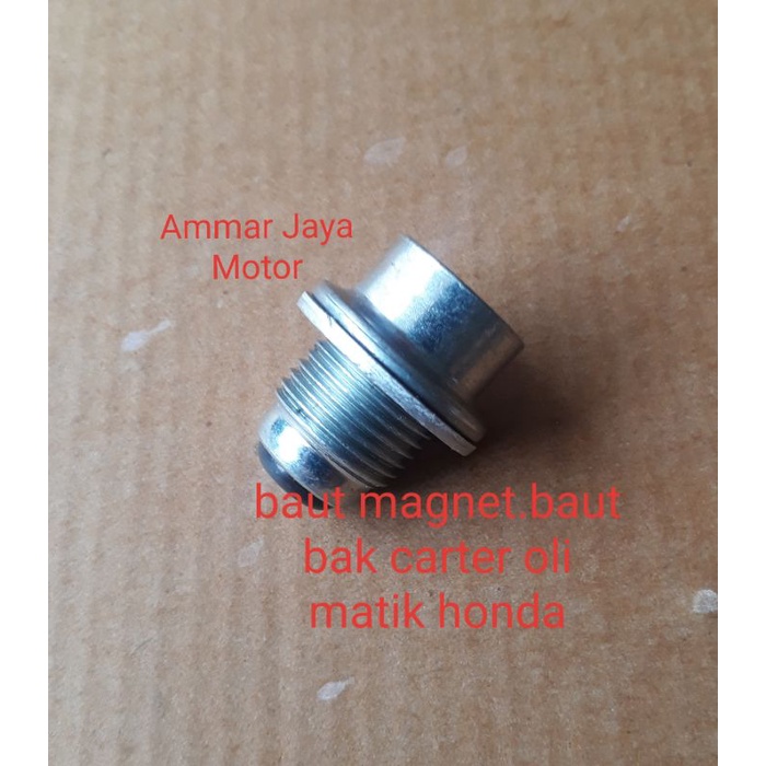 Jual baut magnet baut bak carter oli matik HONDA original | Shopee ...