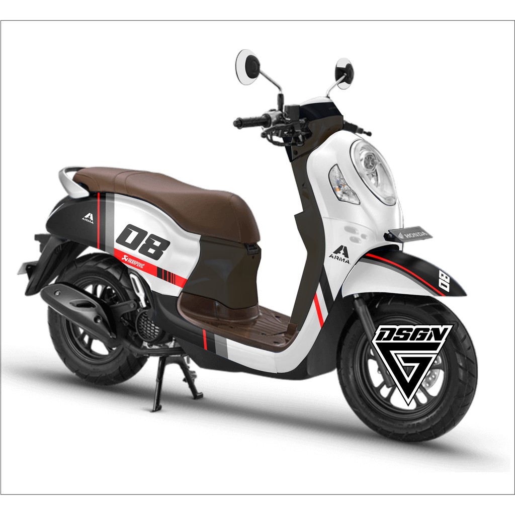 Jual Decal scoopy full body Full Blok Decal Scopy Dekal New Fi 2021 ...
