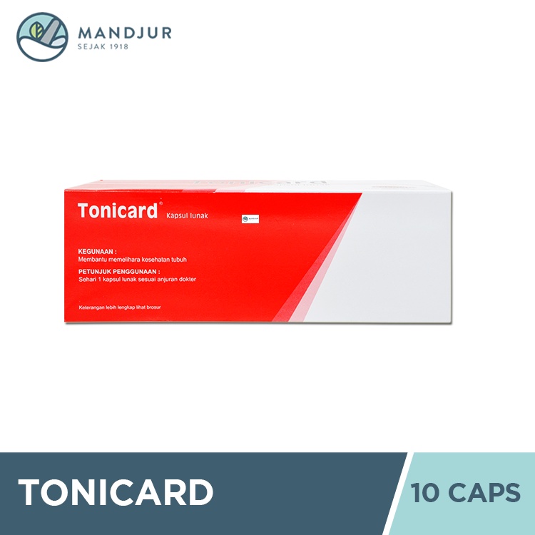 Jual Tonicard 10 Kapsul - Suplemen Antioksidan dan Jaga Kesehatan Tubuh ...