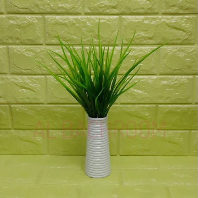 Jual RUMPUT TEKI PVC DAUN PLASTIK HIAS ARTIFICIAL B8342 | Shopee Indonesia