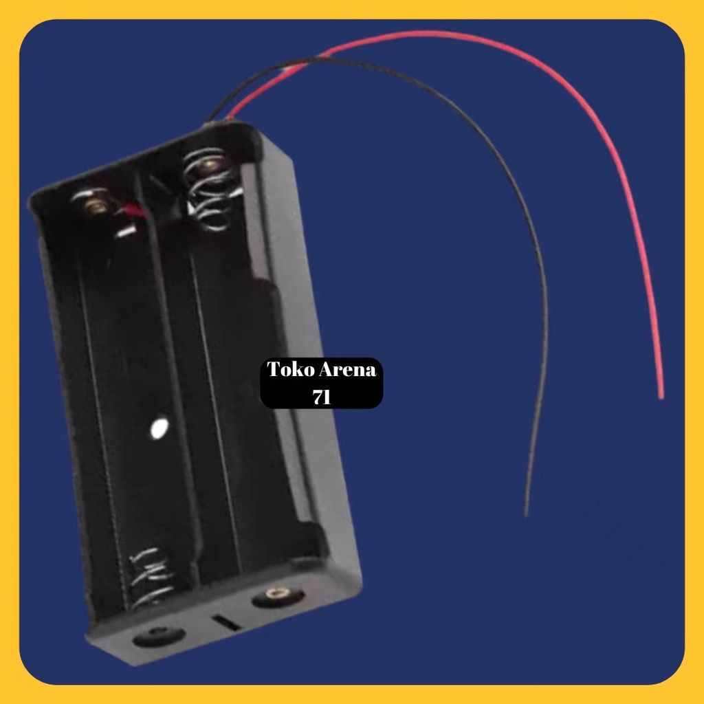 Jual Tempat Baterai Kecil Holder Box Kotak Battery AA Fitting Batu ...