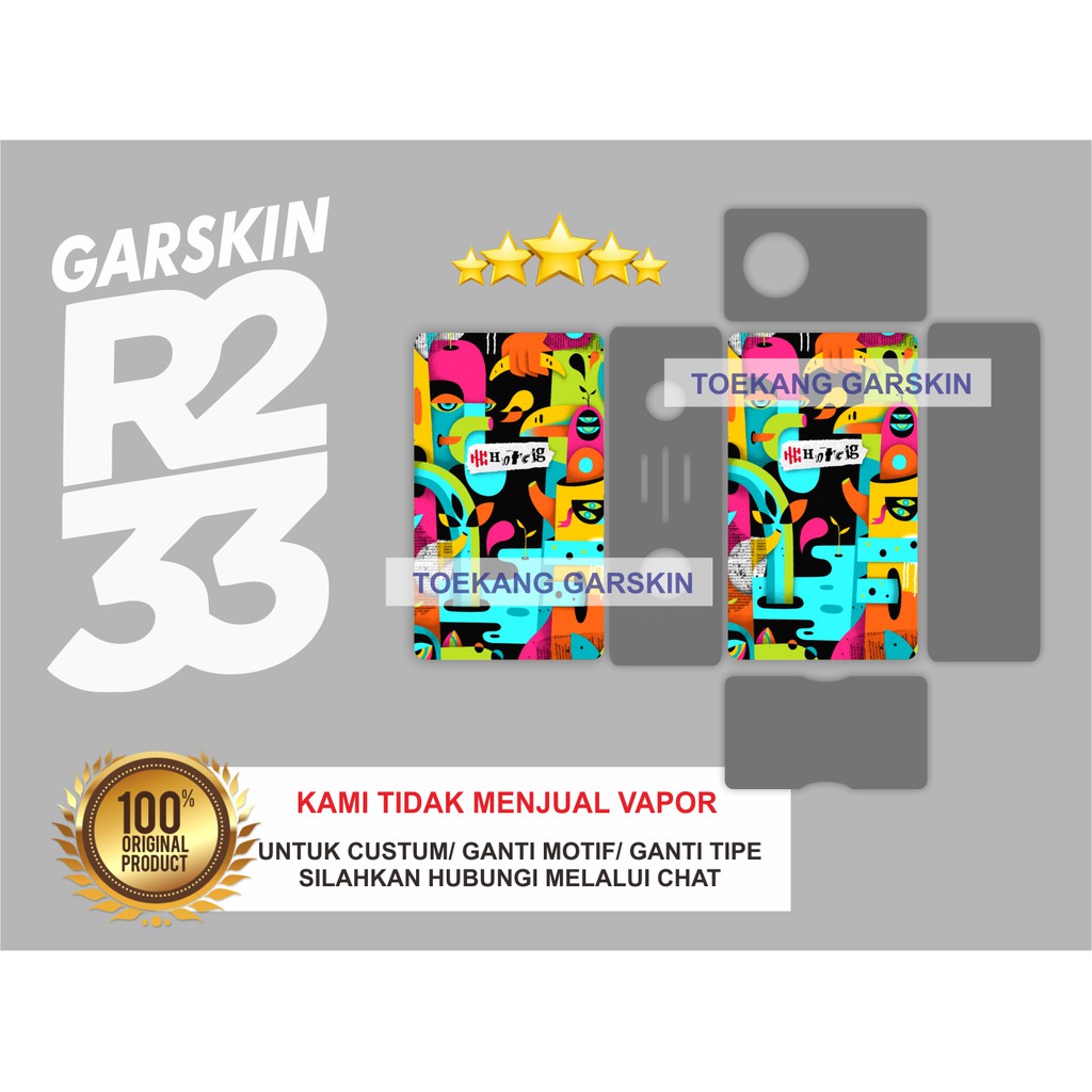 Jual GARSKIN R233 POP EDITION GREY COLOR | Shopee Indonesia
