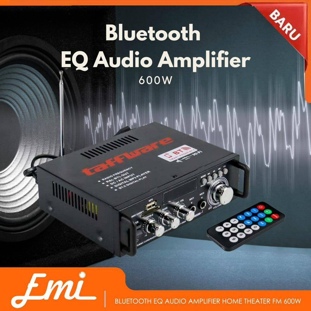 Jual Bluetooth EQ Audio Amplifier Stereo Hi-Fi Home Theater FM Radio ...