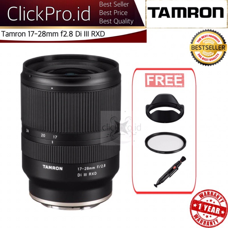 Jual Tamron 17-28mm f2.8 Di III RXD for Sony Full Frame | Shopee Indonesia