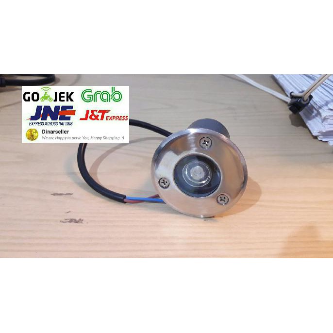 Jual LED TANAM LANTAI 1 WATT LAMPU TAMAN UNDERGROUND LIGHT GARDEN LAMP ...