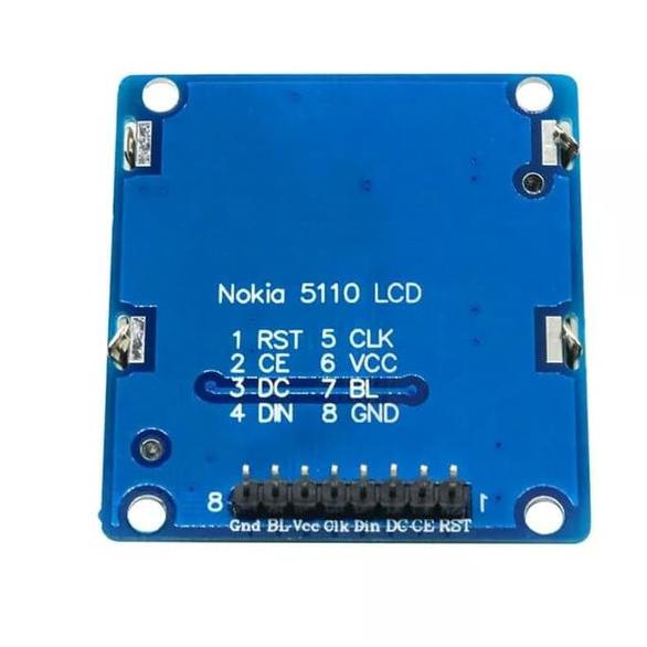 Jual Lcd Modul Nokia 5110 Graphic 84X48 Pixel Arduino Compatible Blue ...