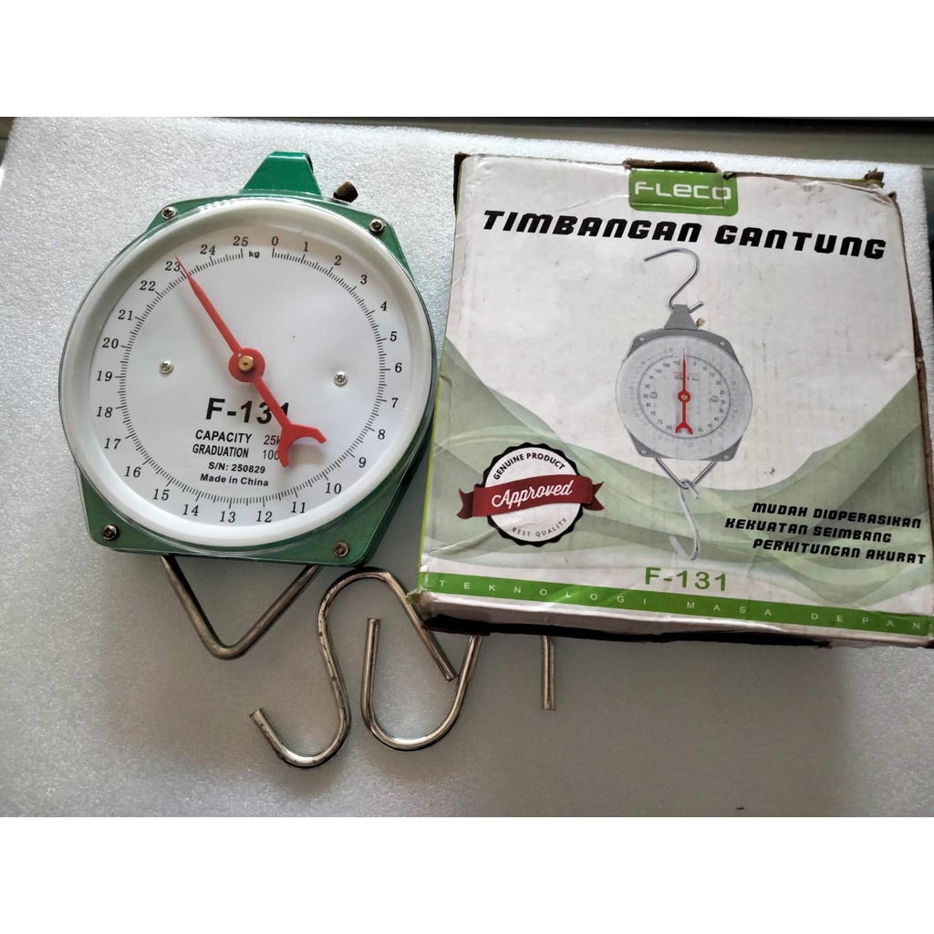 Jual TIMBANGAN GANTUNG TIMBANGAN PASAR FLECO F-131 50KG | Shopee Indonesia