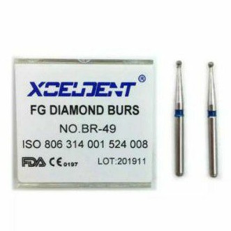Jual Round Bur BR49 Dental Diamond Burs BR 49 Exceldent Satuan | Shopee Indonesia
