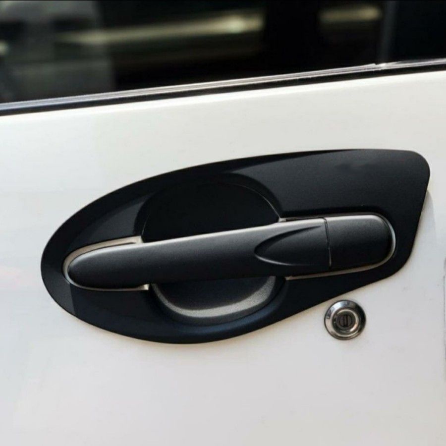 Jual Paket outer dan handle pintu mobil all new avanza hitam doff | Shopee Indonesia