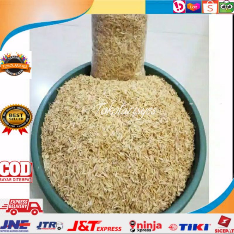 Jual Media tanam Sekam mentah 1 Kg - sekam kulit padi - penggembur ...