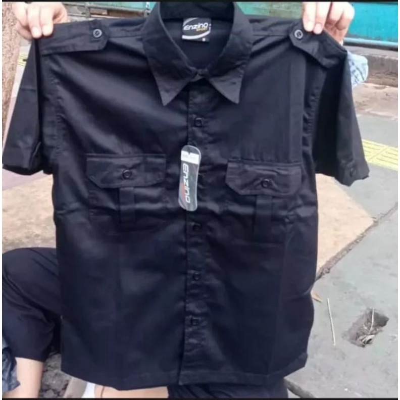 Jual Kemeja Hitam custom | Shopee Indonesia