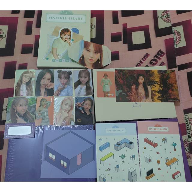 Jual IZ*ONE IZONE ONEIRIC DIARY Photocard PC AR 4CUT SCRATCH Minju Chaewon Chaeyeon Yena Yuri ...