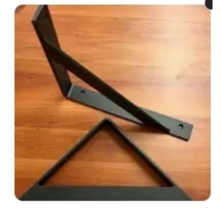 Jual breket besi siku L ukuran 30x20 cm (2pcs) | Shopee Indonesia