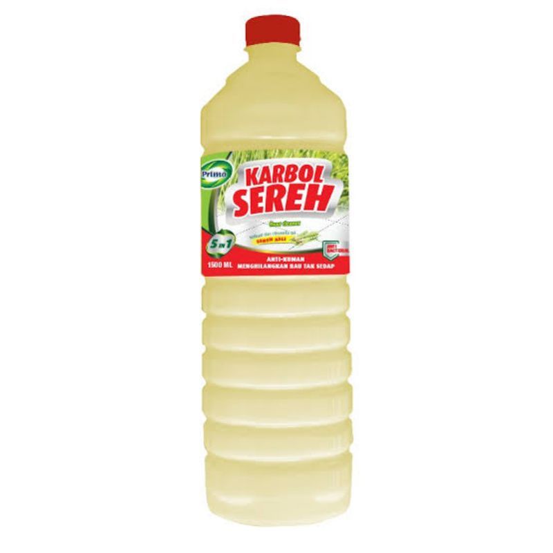 Jual Primo Karbol Sereh 1500ml 1.5liter Obat Pel Lantai Citronella ...