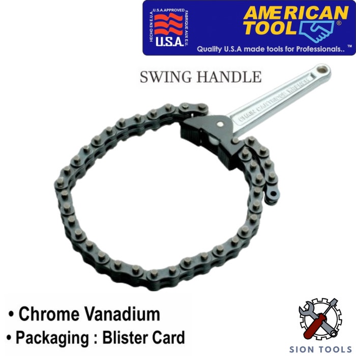 Jual AMERICAN TOOL KUNCI OLI FILTER RANTAI HEAVY DUTY / OIL FILTER ...