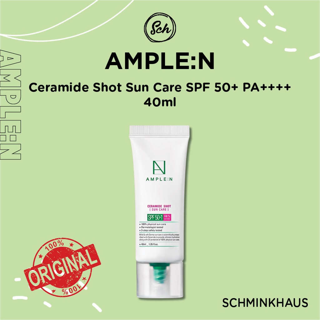 Jual AMPLE:N / AMPLEN Ceramide Shot Sun Care SPF 50 +/PA++++ 40ml ...
