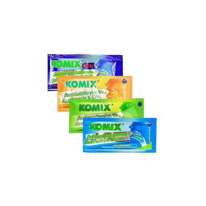 Jual Komix Syrup Jeruk Nipis 7 ml, OBH 7 ml, Jahe 7 ml, mint 7ml ...