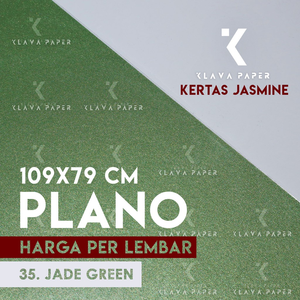 Jual Kertas Jasmine Plano 109x79cm 220gsm JADE GREEN Paper Flower ...