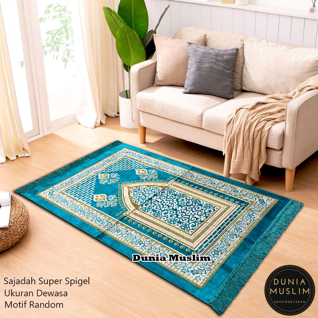 Jual Sajadah Turki Premium Super Spigel Perlengkapan Sholat Pakaian ...