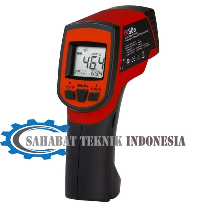 Jual IRTEK IR80e Infrared Laser Tembak Thermometer IR 80E- jarak tembak ...
