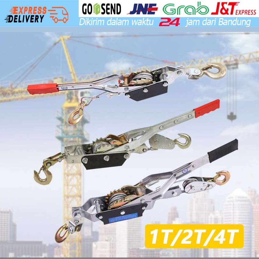 Jual Hand Puller Rachet Tracker Hand Takel 4 TON - Katrol Sling - Hand ...