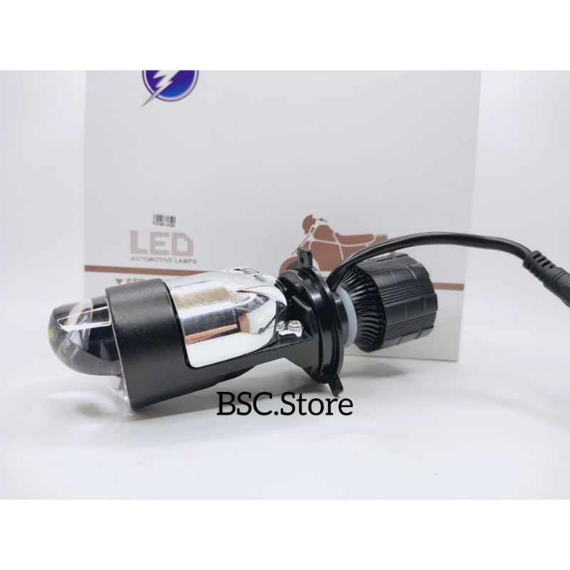 Jual Lampu utama led rtd m01x mini projector h4 projie cut off motor ...