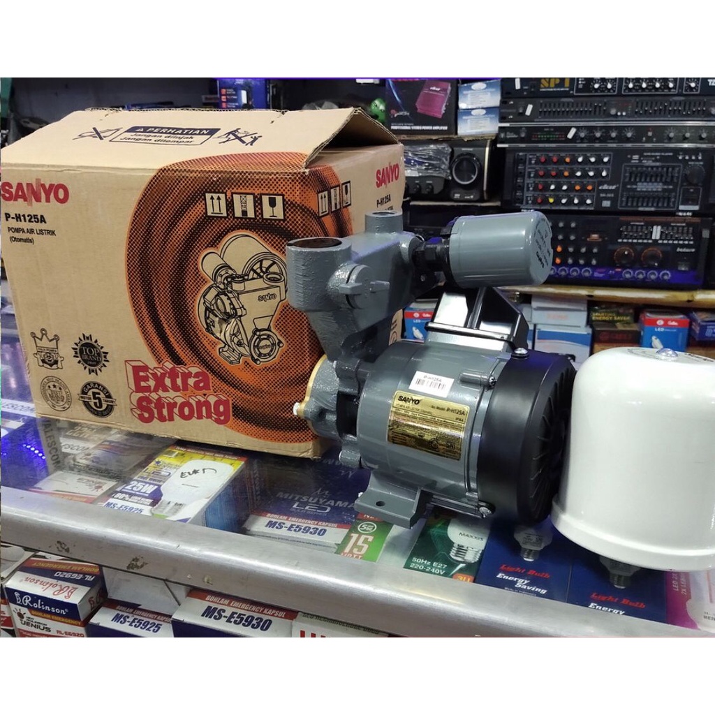 Jual Pompa Air Sanyo OTOMATIS P-H125A | Shopee Indonesia