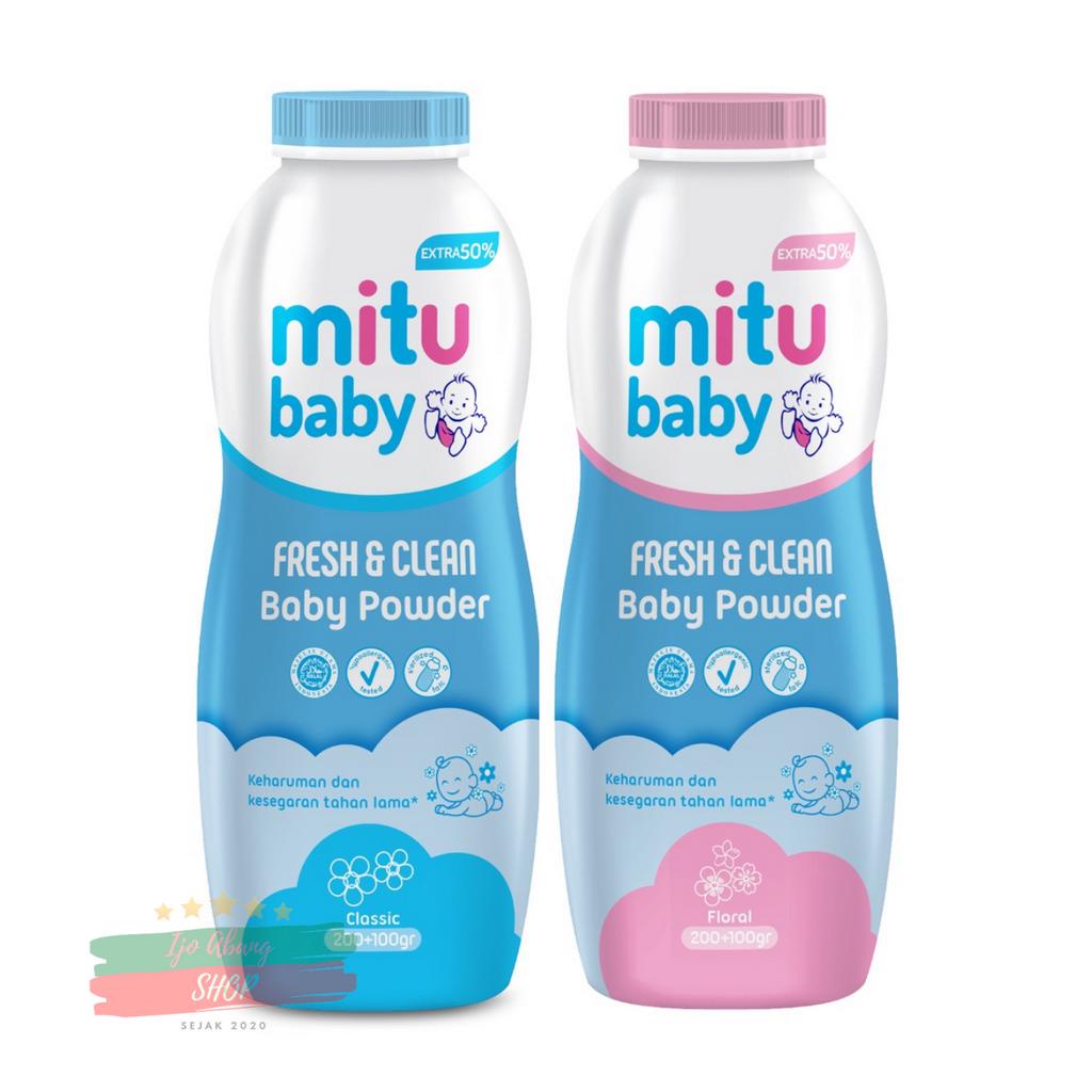 Jual Mitu Baby Powder Fresh & Clean 200gr / Bedak Bayi | Shopee Indonesia