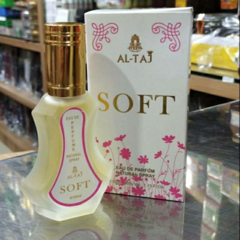 Jual parfum al-taj soft original import arab 35ml spray | Shopee Indonesia