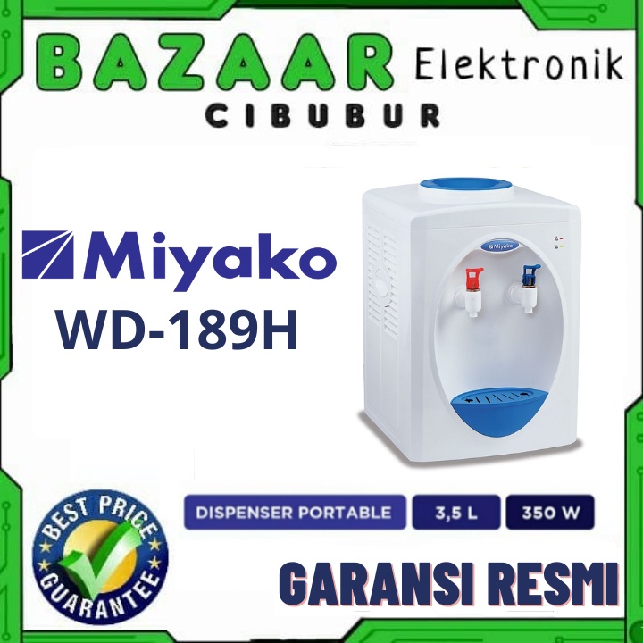 Jual Miyako WD189H Dispenser Galon Atas WD 189H Hot Normal WD 189 H 3.5 ...