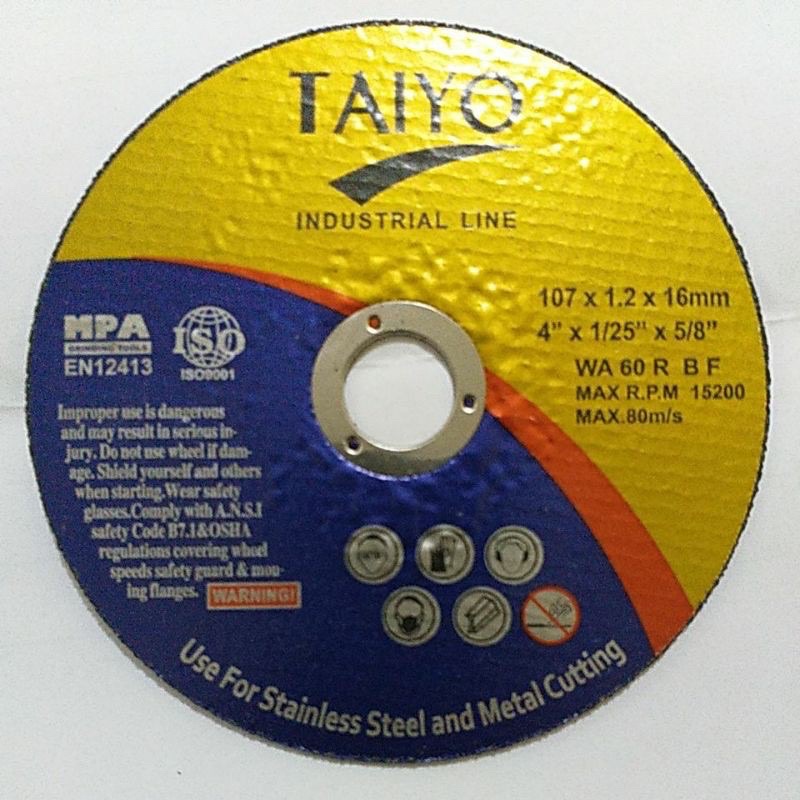 Jual TAIYO Mata gerinda potong 4 inch / Batu gerinda potong 4 Jual TAIYO Mata gerinda potong 4 inch / Batu gerinda potong 4
