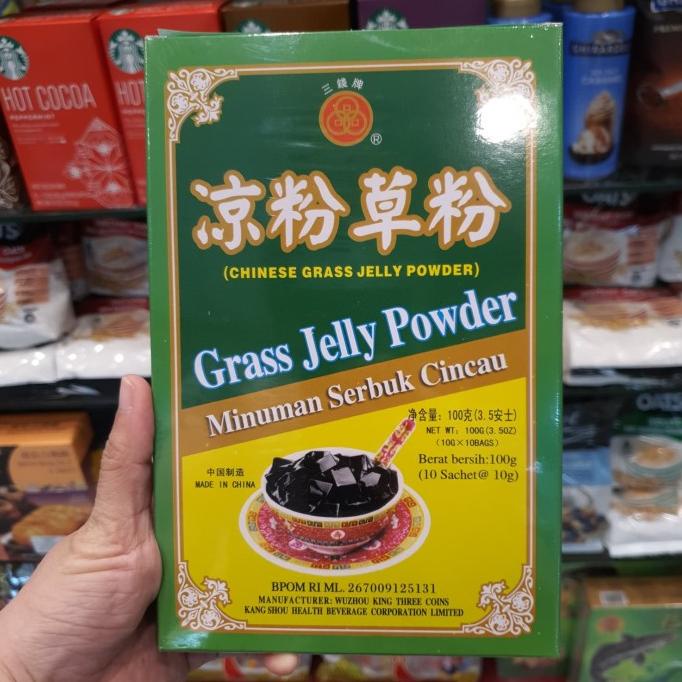 Jual _^_^_^] kui ling kao bubuk grass jelly powder serbuk cincau 100 g ...