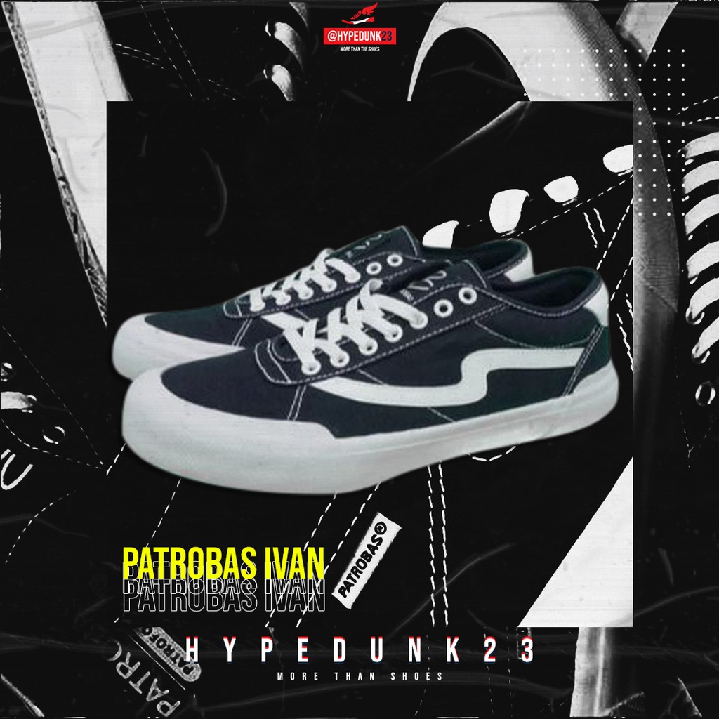 Jual Sepatu Patrobas Ivan Low Cut Navy (Biru Dongker) | Shopee Indonesia